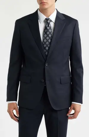 Bonobos Jetsetter Standard Fit Stretch Wool Suit Jacket - Navy