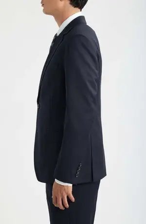 Bonobos Jetsetter Standard Fit Stretch Wool Suit Jacket - Navy