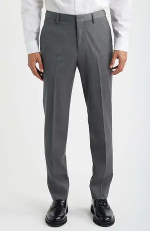 Bonobos Tailored Stretch Wool Suit Pants - Grey