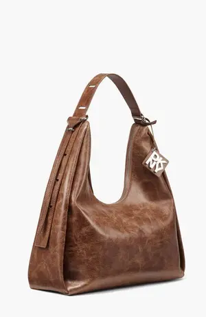 Dkny Elicia Large Hobo Bag - Walnut