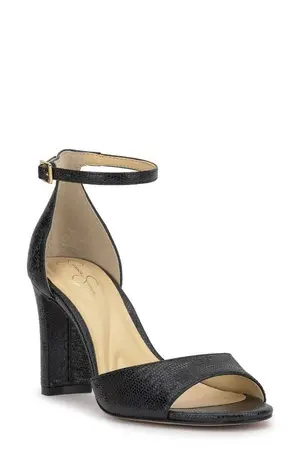 Jessica Simpson Luxcilla Block Heel Sandal - Black