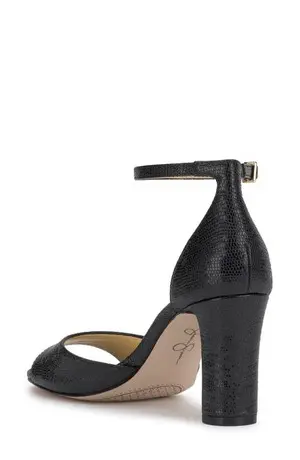 Jessica Simpson Luxcilla Block Heel Sandal - Black