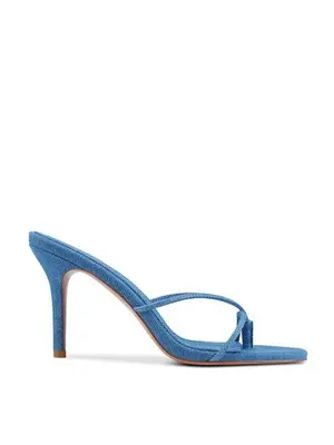 Femme La Sicilian Stiletto Sandals - Blue