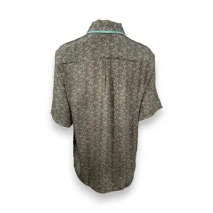 MONZLAPUR Paisley Motif Short Sleeve Shirt - Mint