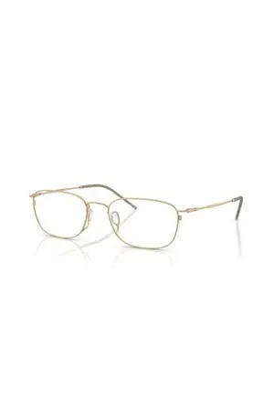 Giorgio Armani Rectangle Full Rim Eyeglasses - Black