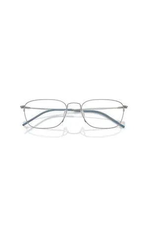 Giorgio Armani Rectangle Full Rim Eyeglasses - Grey