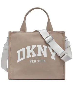 Dkny Hadlee Medium Tote Bag - Light Khaki/marshmallow