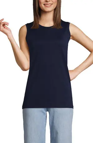 LANDS' END Supima Cotton Tank Top
