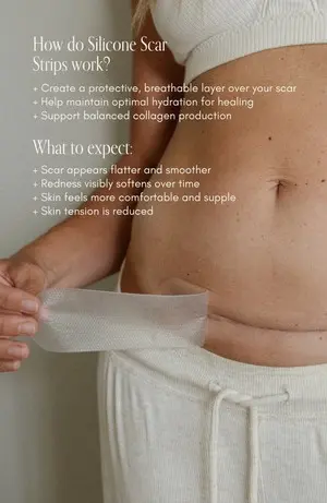 PURE MAMA Silicone Scar Strip