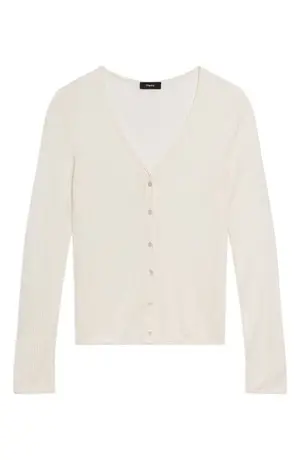 Theory Sheer Lust Jersey Cardigan