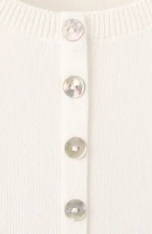 Mango Open Stitch Short Sleeve Cardigan