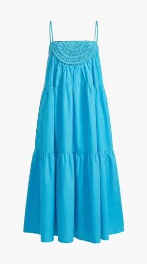 ELEXIAY Etim Dress With Crochet Bib
