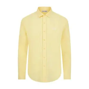 SAINT PERRY Slim Fit Linen Shirt