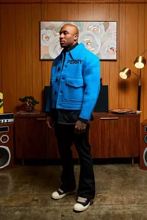 SAINT PERRY The Love Boxy Jacket - Blue