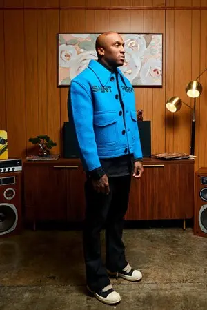 SAINT PERRY The Love Boxy Jacket - Blue