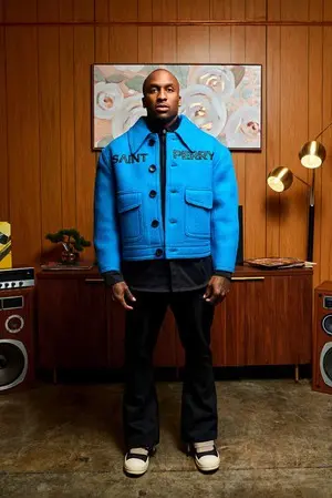 SAINT PERRY The Love Boxy Jacket - Blue