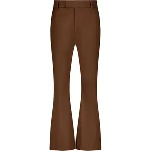 SAINT PERRY Flare Trousers - Brown