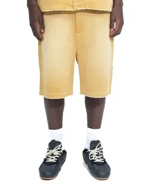 SAINT PERRY Worn Bull Denim Short