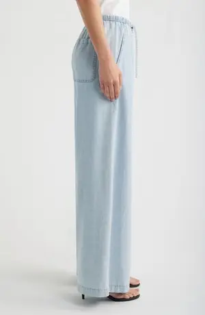 FRAME The Offshore Wide Leg Drawstring Pants