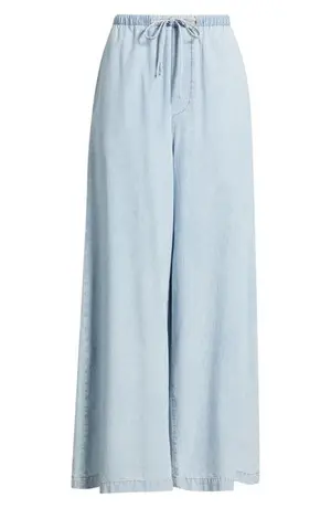 FRAME The Offshore Wide Leg Drawstring Pants