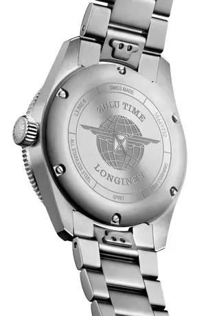 LONGINES Spirit Zulu Time Gmt Automatic Bracelet Watch