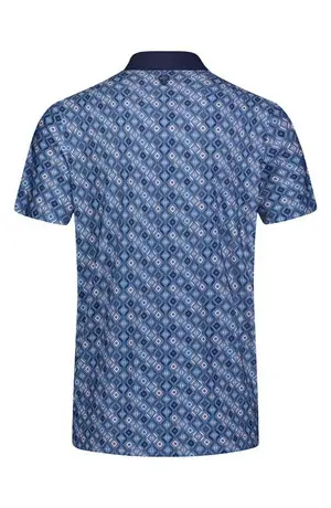 Ben Sherman Jacquard Effect Tech Jersey Golf Polo