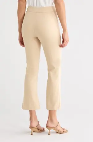 Halogen Ankle Kick Flare Pants - Pebble