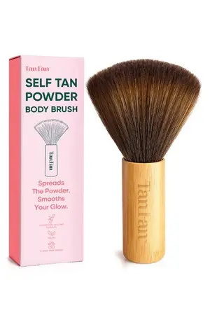 TAN FAN Self Tan Powder Body Brush - Brown