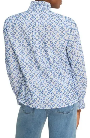 NIC+ZOE Embroidered Tile Shirt