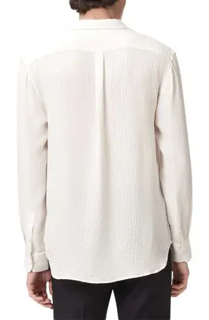 John Varvatos Vito Silk Jacquard Button-up Shirt