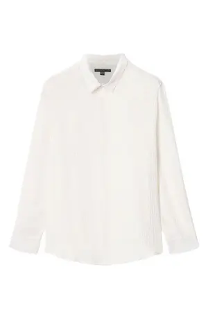 John Varvatos Vito Silk Jacquard Button-up Shirt