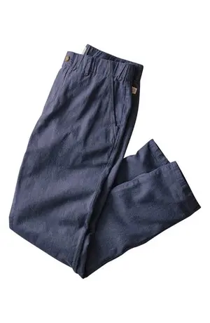 Marine Layer Saturday Flat Front Hemp Blend Chinos - Navy