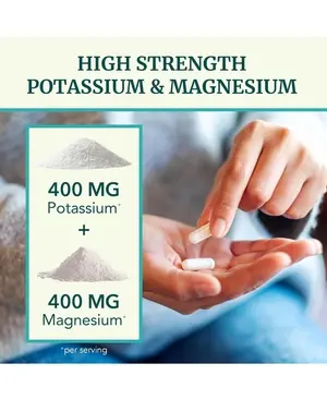 NOBI NUTRITION Potassium Magnesium Capsules