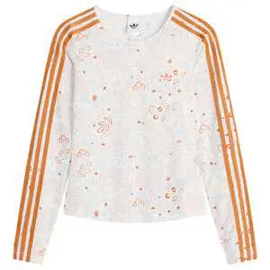 Cropped Jerseys with Butterfly Print