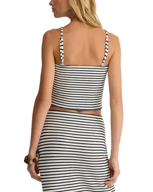 Z Supply Caffari Striped Tube Top - Eclipse