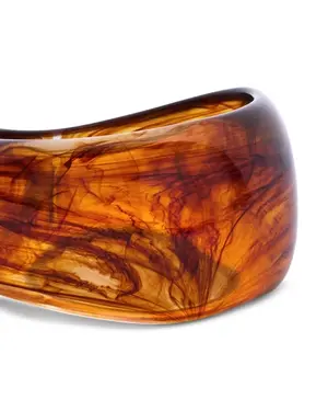 Aqua Resin Bangle Bracelet