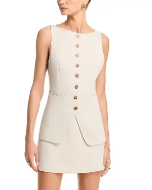 Aqua Sleeveless Vests For Women