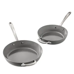 ALL-CLAD All Clad Ha1 Ceramic 10.5 And 12 Fry Pan Set - Dark Gray