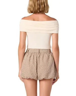 Astr The Label Alba Off The Shoulder Top