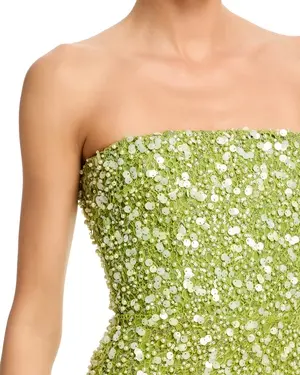 SAU LEE Courtney Beaded Gown