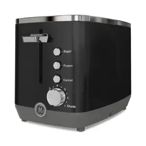 GE APPLIANCES 2 Slice Toaster - Black