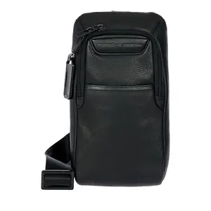 Porsche Design Roadster Leather Crossbody Bag - Black