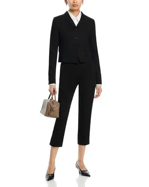 BOSS Tapria Cropped Pants - Black