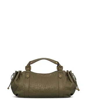 Gerard Darel 24h Leather Handbag - Khaki