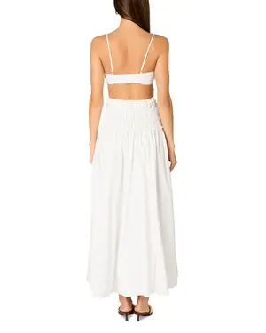 NIA Dante Sleeveless Ruched Maxi Dress