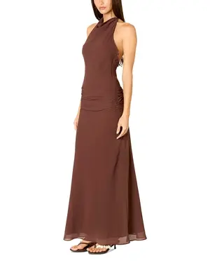 NIA Giulia Sleeveless High Neck Maxi Dress