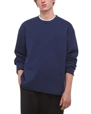 Helmut Lang Raw Hem Crewneck Sweatshirt