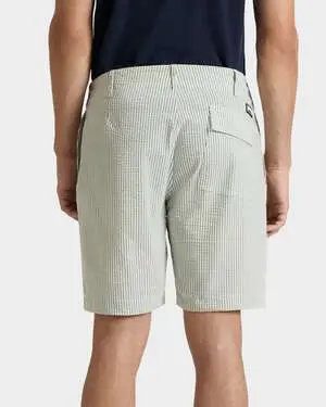 Vilebrequin Seersucker Striped Bermuda Shorts