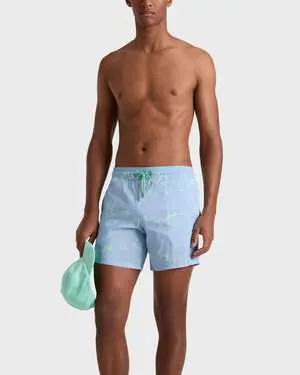 Vilebrequin Ultralight Packable Swim Trunks - Blue