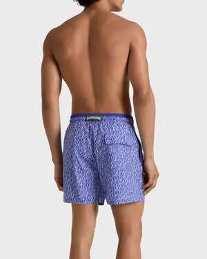 Vilebrequin Graphic Shells Swim Trunks - Blue